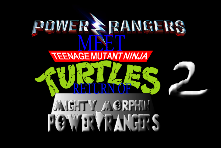 power rangers meet TMNT 2 return of mighty morphin power rangers 2 ...