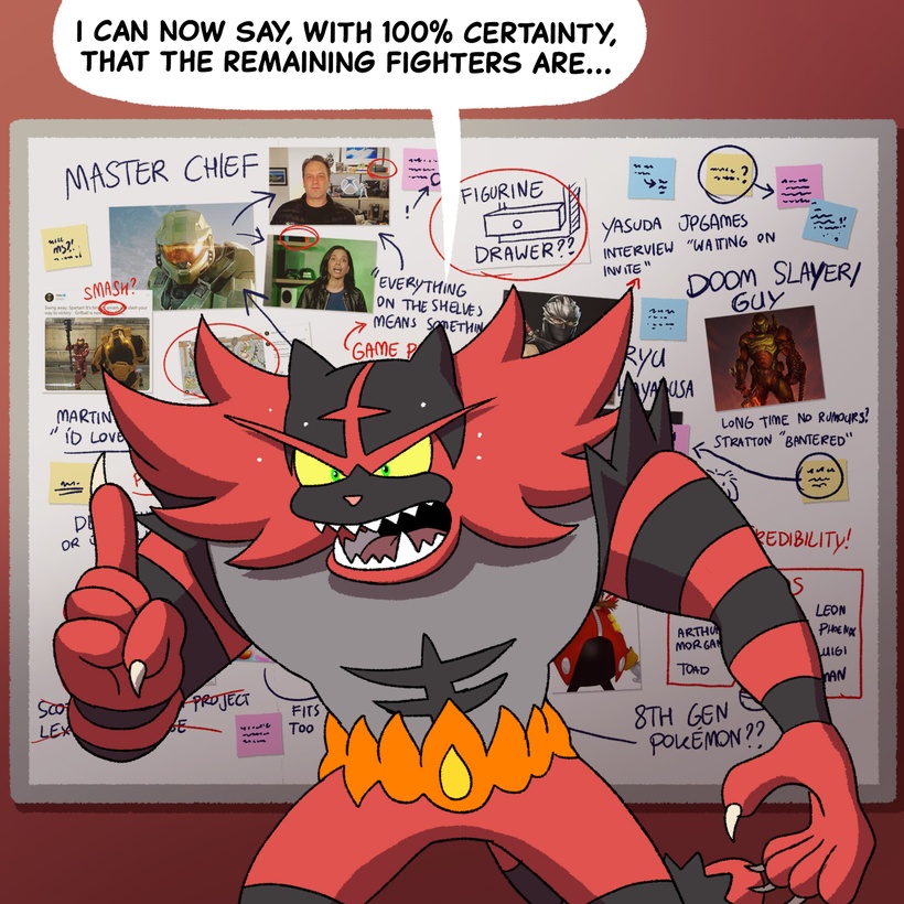 Incineroar Predicts the next DLC Fighter | GabaLeth Comic Dubs ...