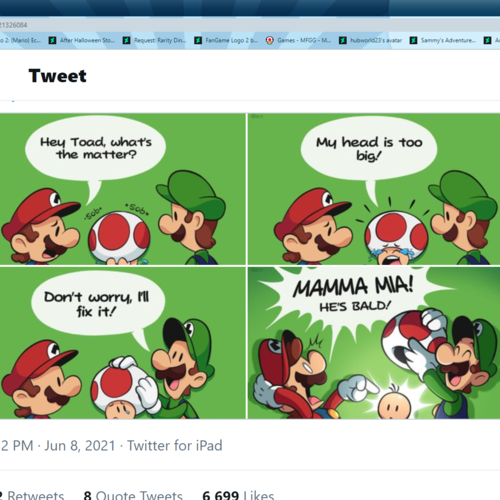 Casting Call Club Toads Bald A Super Mario Bros Comic Dub