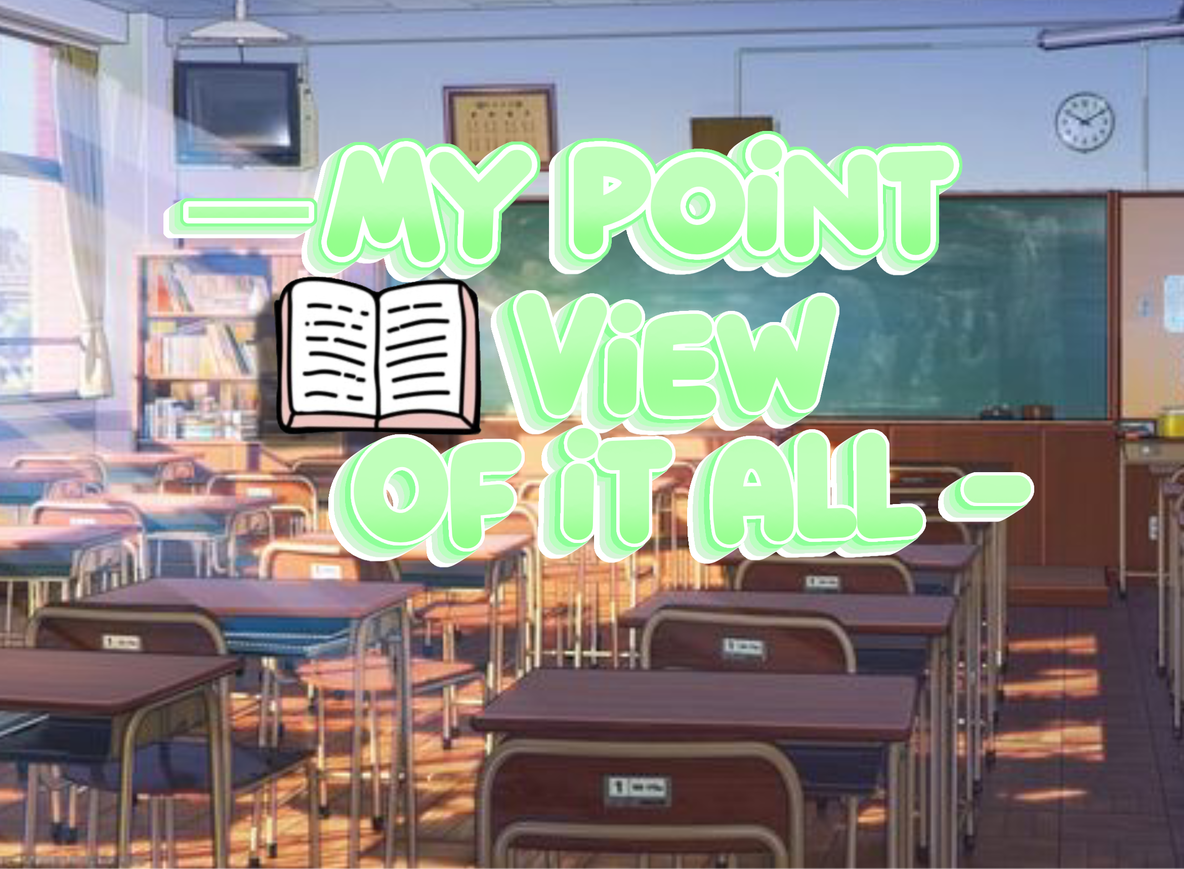 My Point of View of it all | Casting Call Club