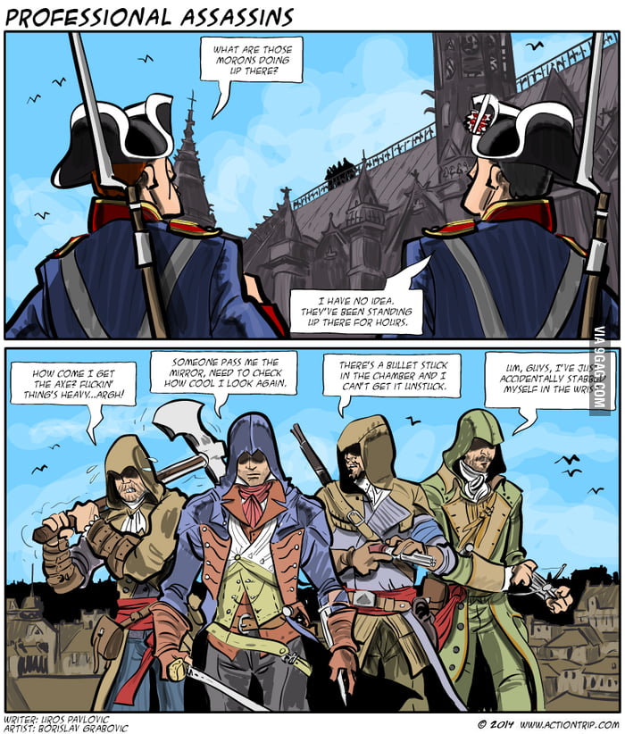 Assassin’s Creed Unity Comic dub | Casting Call Club