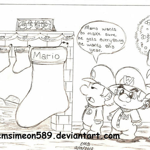 Mario Short Comic: This Christmas.... (A Super Mario Bros. Comic Dub ...