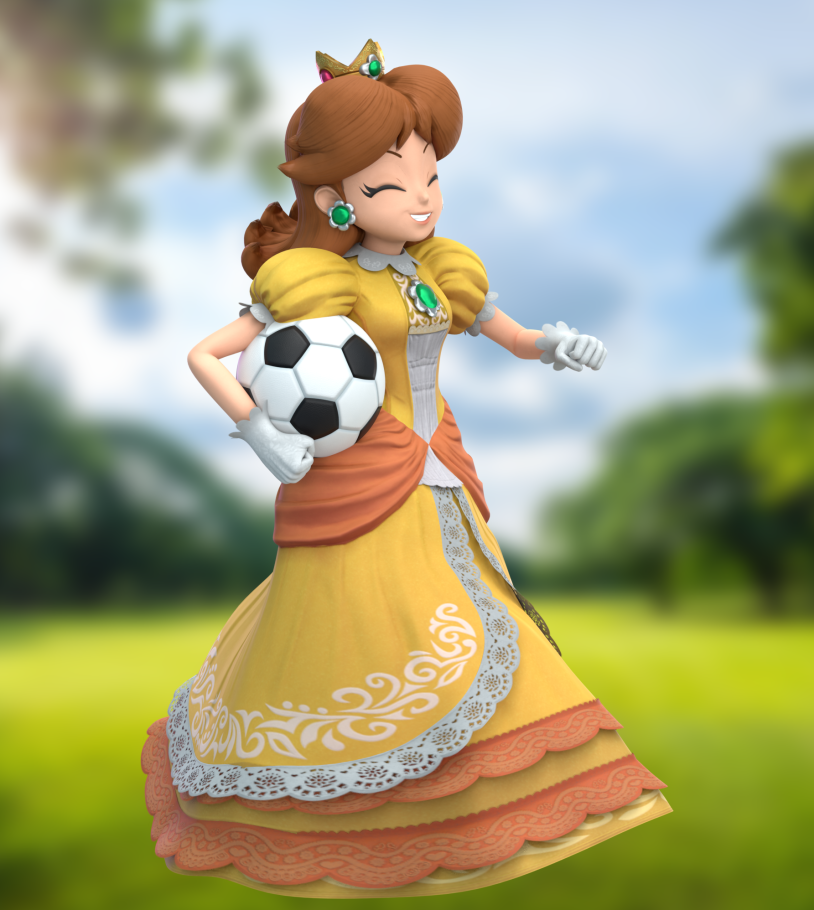 Princess Daisy Mario Strikers Battle League-Voice Over, but it´s GERMAN ...