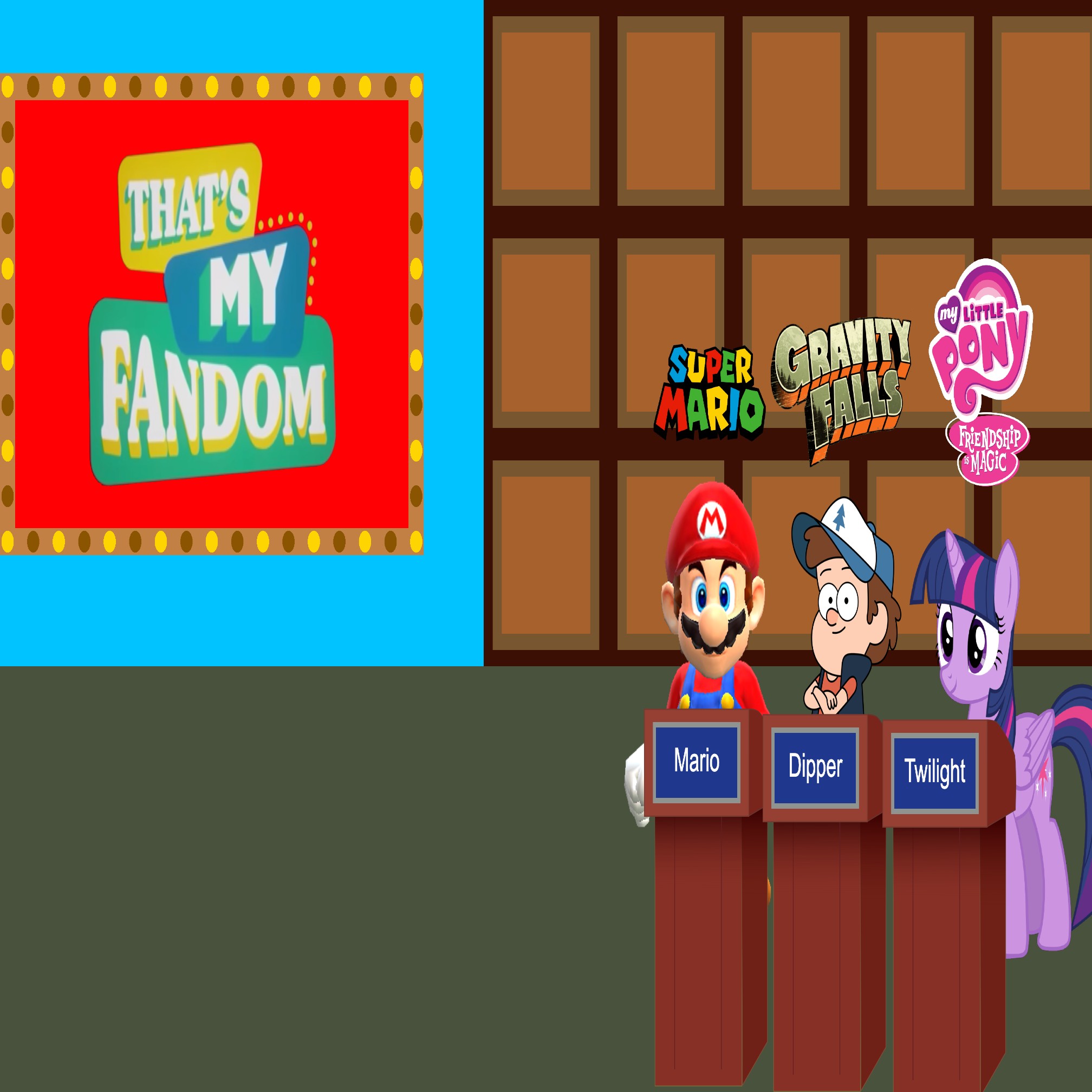 Toxic Fandom Game Show: Twilight Sparkle, Dipper Pines, and Mario ...
