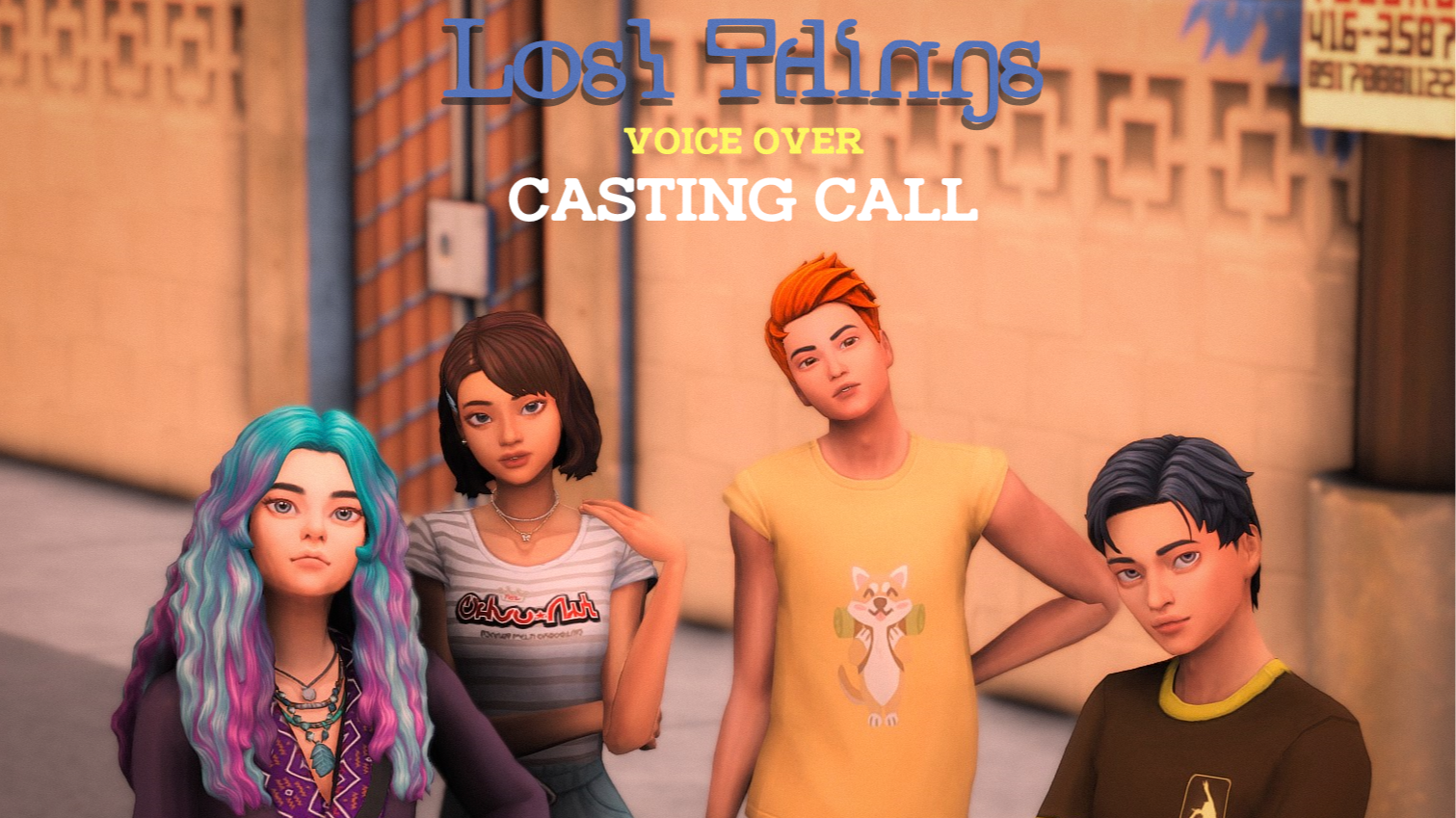 Lost Things - English Dub (Sims 4 Anime VO Series) | Casting Call Club