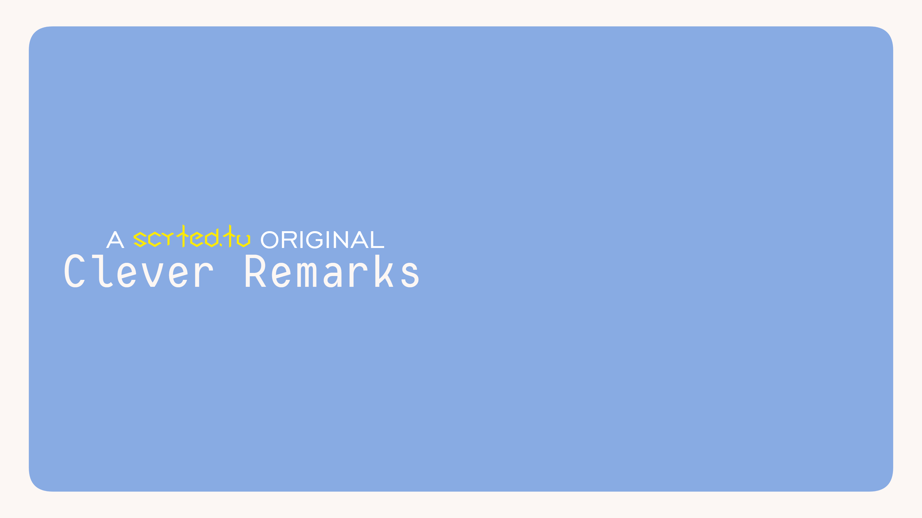 Clever Remarks (Game Show) | Casting Call Club