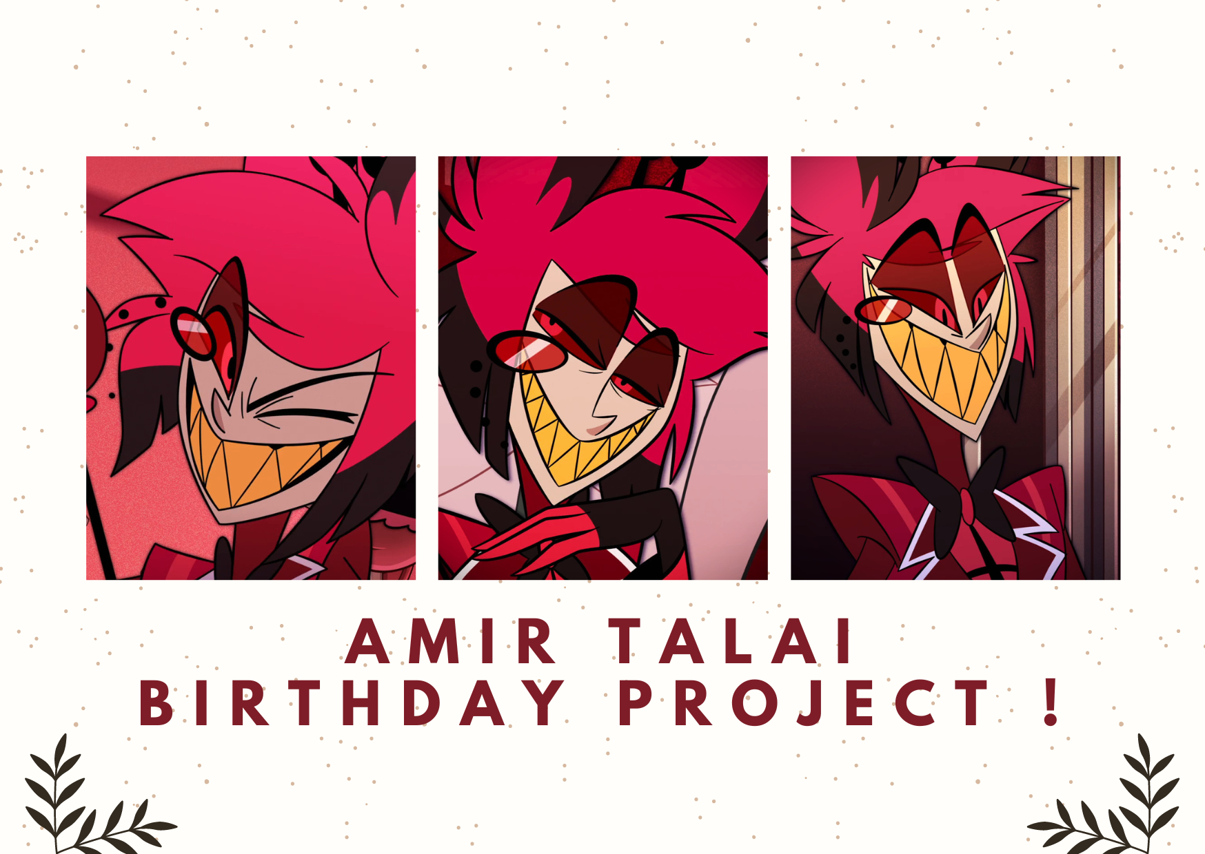 Amir Talai's birthday project | Casting Call Club