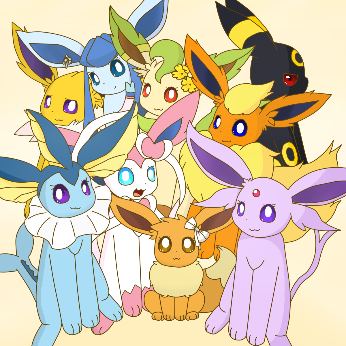 Eeveelution Squad Tomorrow Light - Lazuli Recasting | Casting Call Club