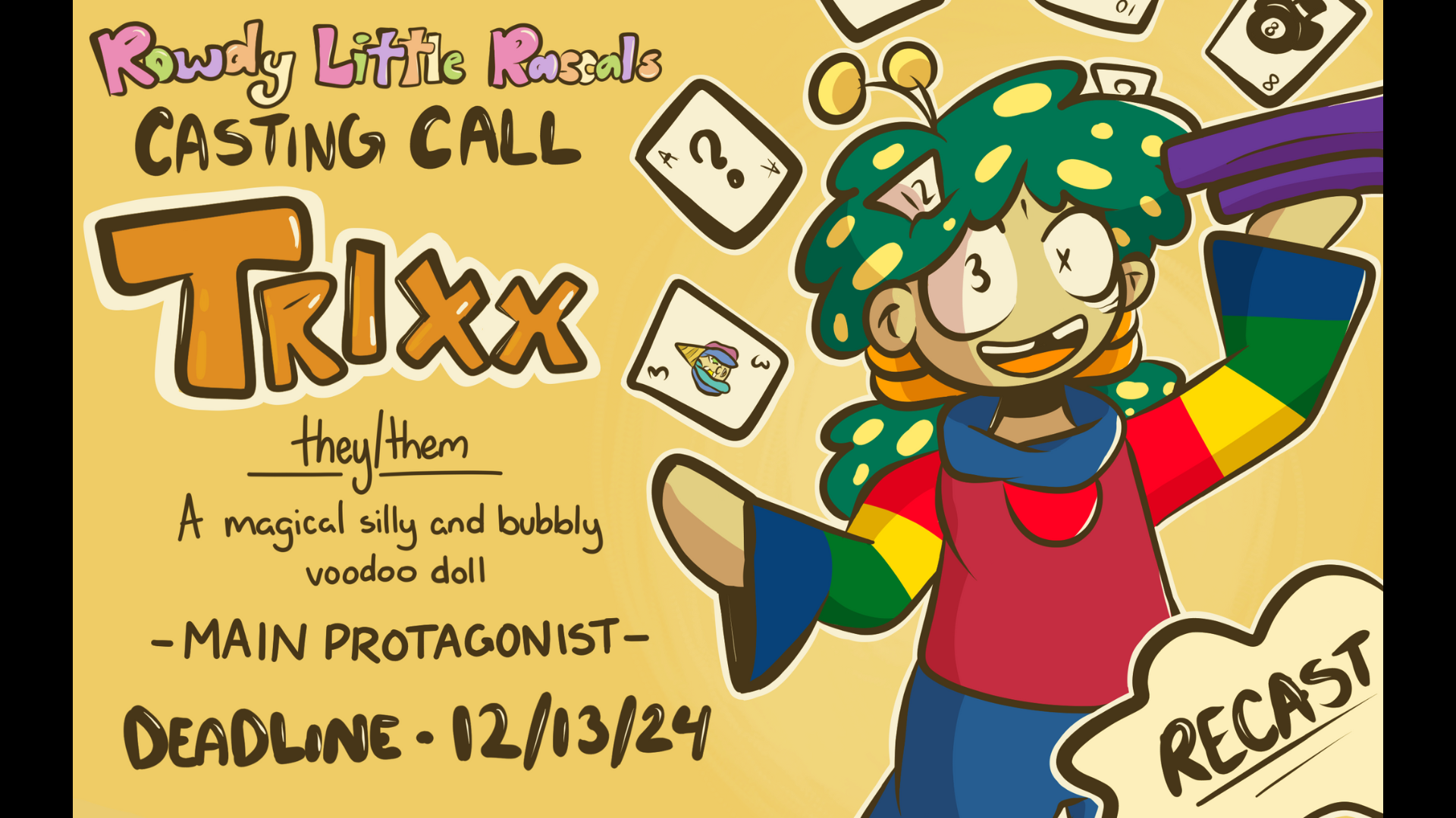 Rowdy Little Rascals - Trixx Casting Call (RECAST) | Casting Call Club