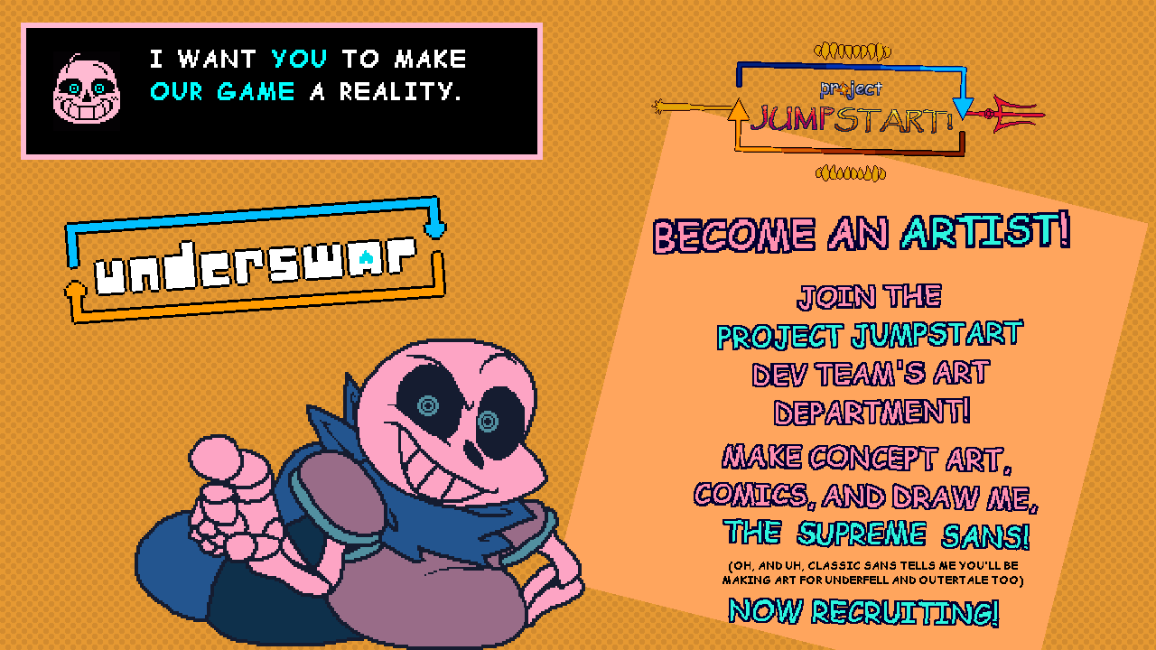 Project Jumpstart UNDERTALE AU Art Department | Casting Call Club