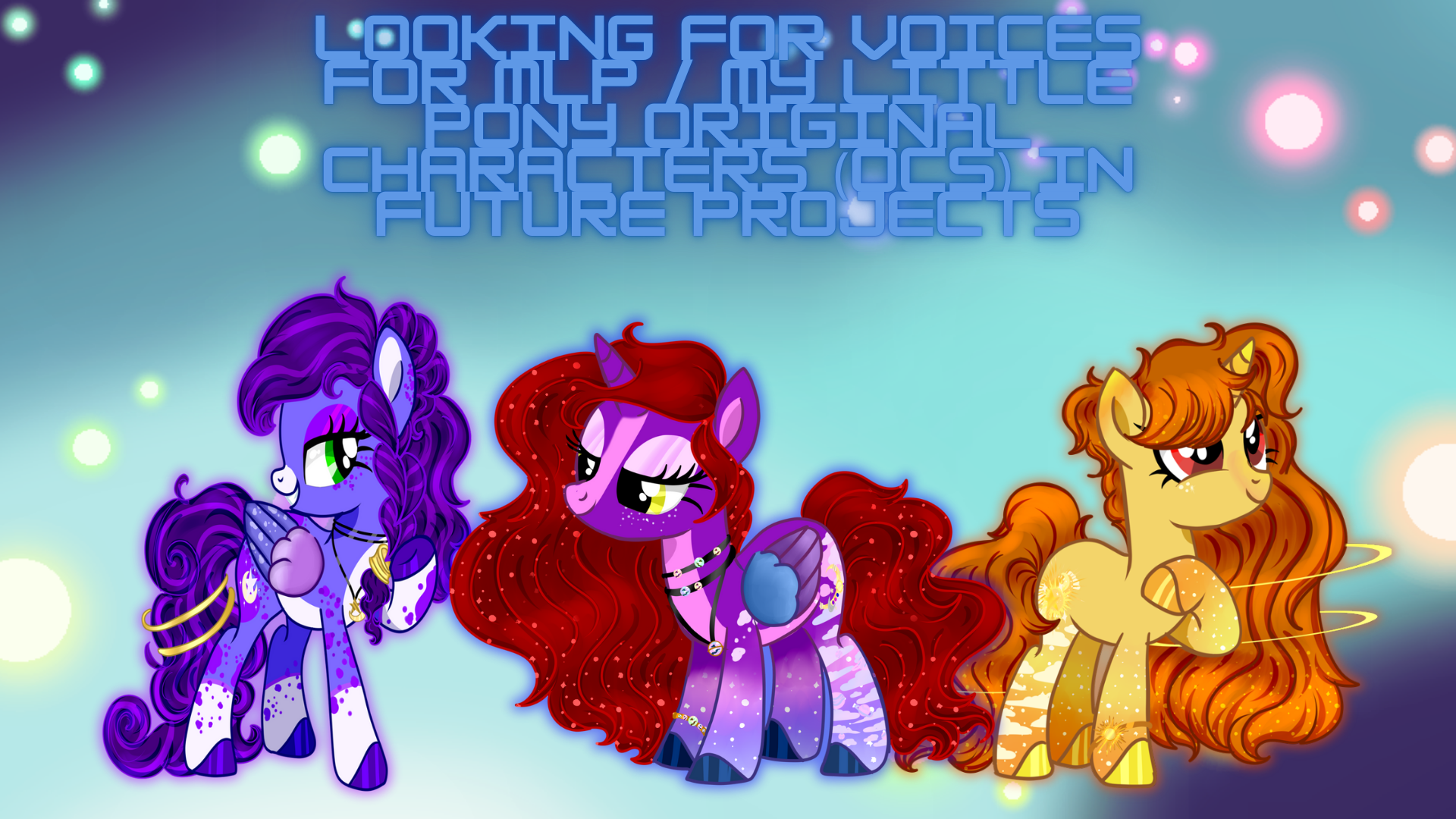 MLP / My Little Pony Original Characters (OCs) - Character Casting ...