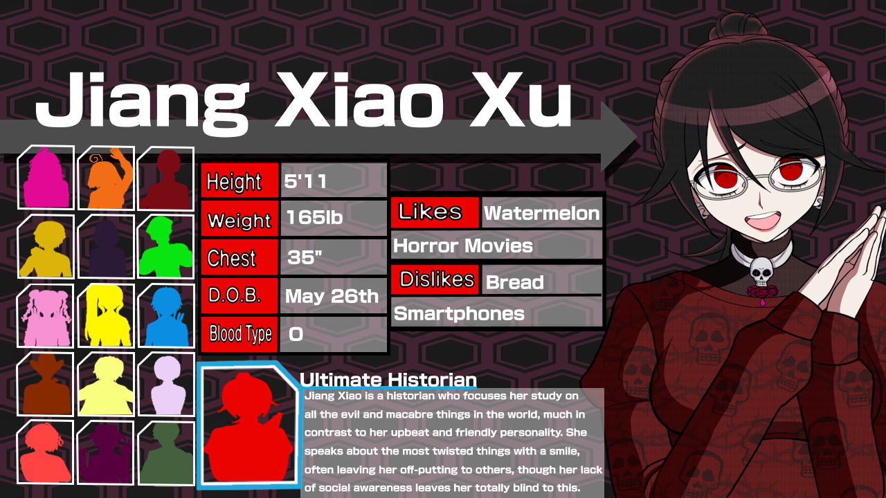 Danganronpa S.O.S - Jiang Xiao Xu (RECAST) | Casting Call Club