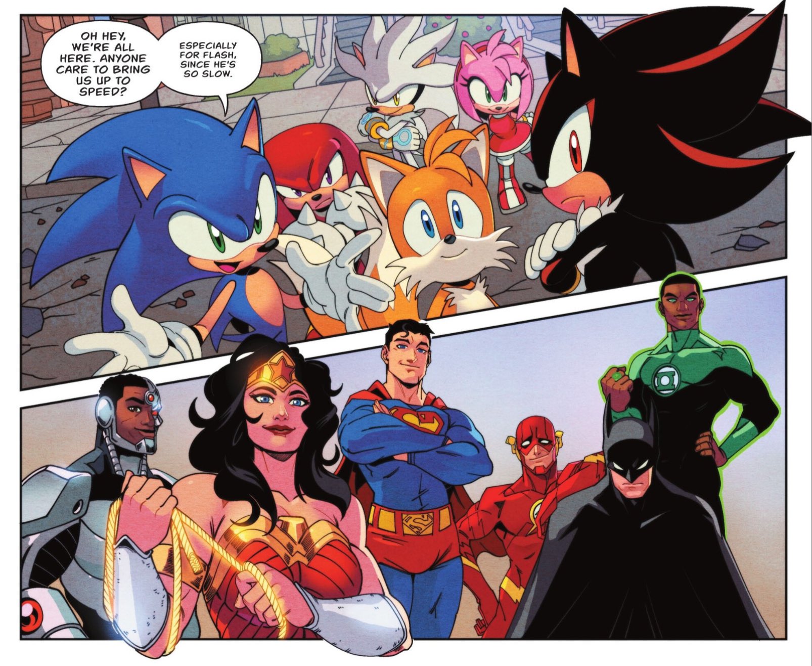 Sonic X DC Crossover Comic Dub! | Casting Call Club