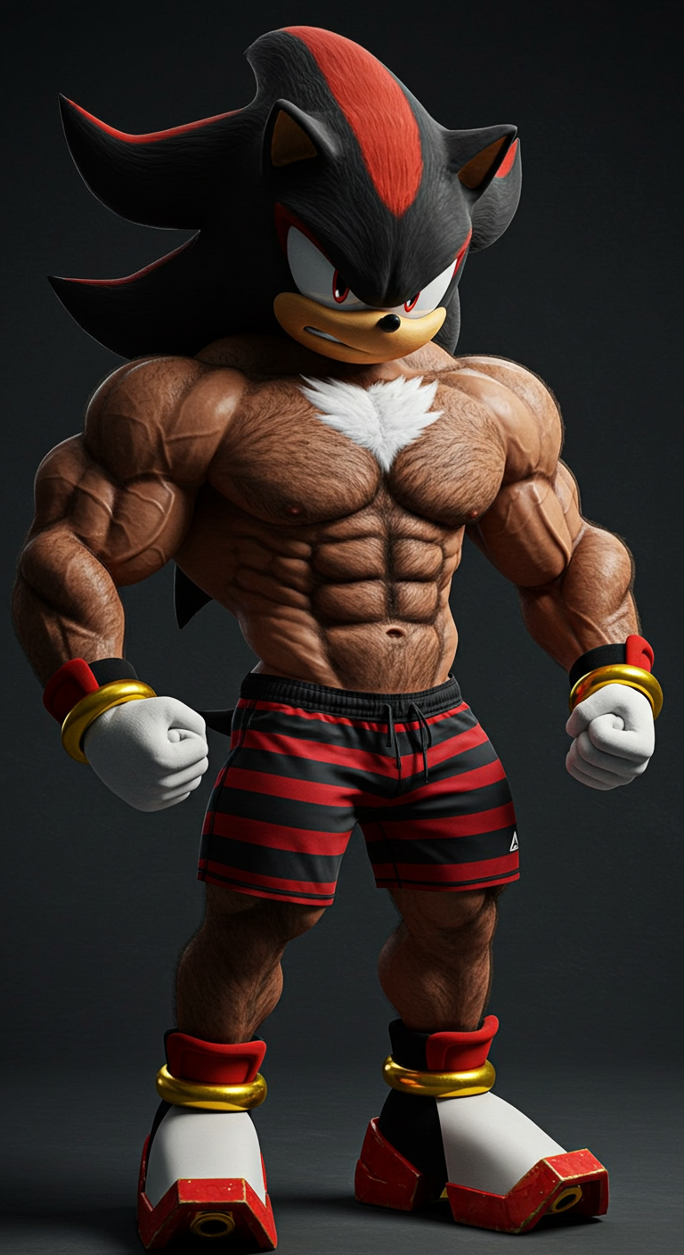 Sonic ASMR: Shadow the Hedgehog flexing his chest. | Casting Call Club
