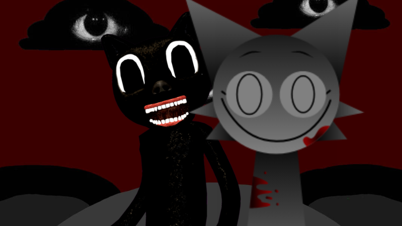 Cartoon Cat ((Trevor Henderson) vs Horror Wenda (SPRUNKI (RAP BATTLE ...