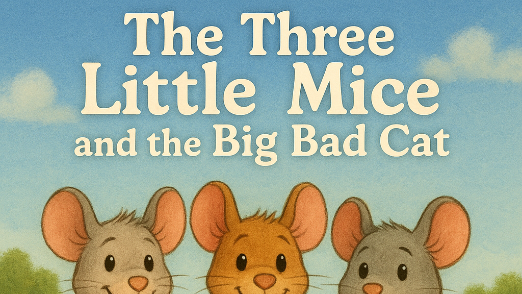 The Three Little Mice and the Big Bad Cat Short Story Narration ...