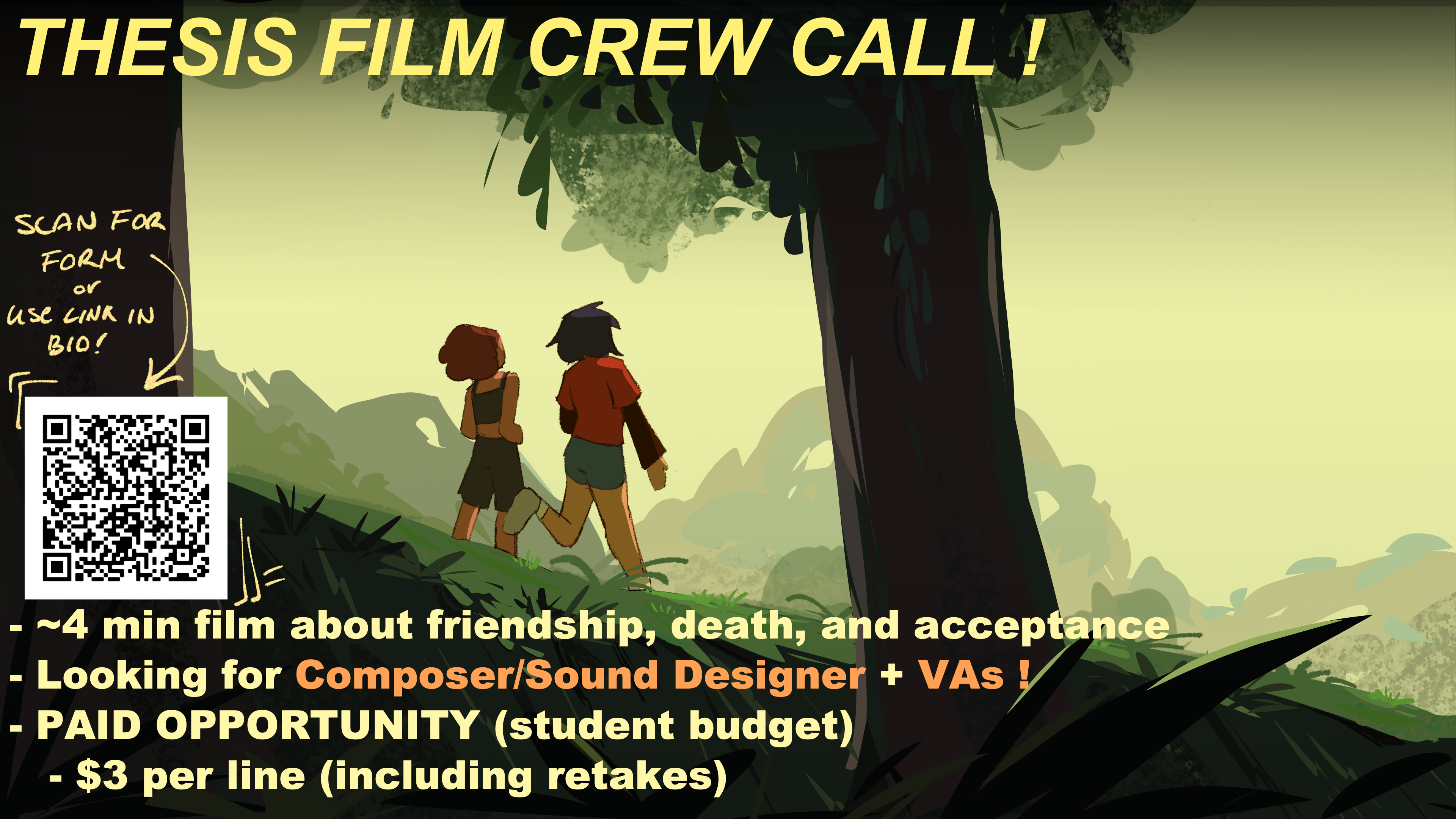 Limbo St. THESIS FILM CASTING/CREW CALL !! | Casting Call Club