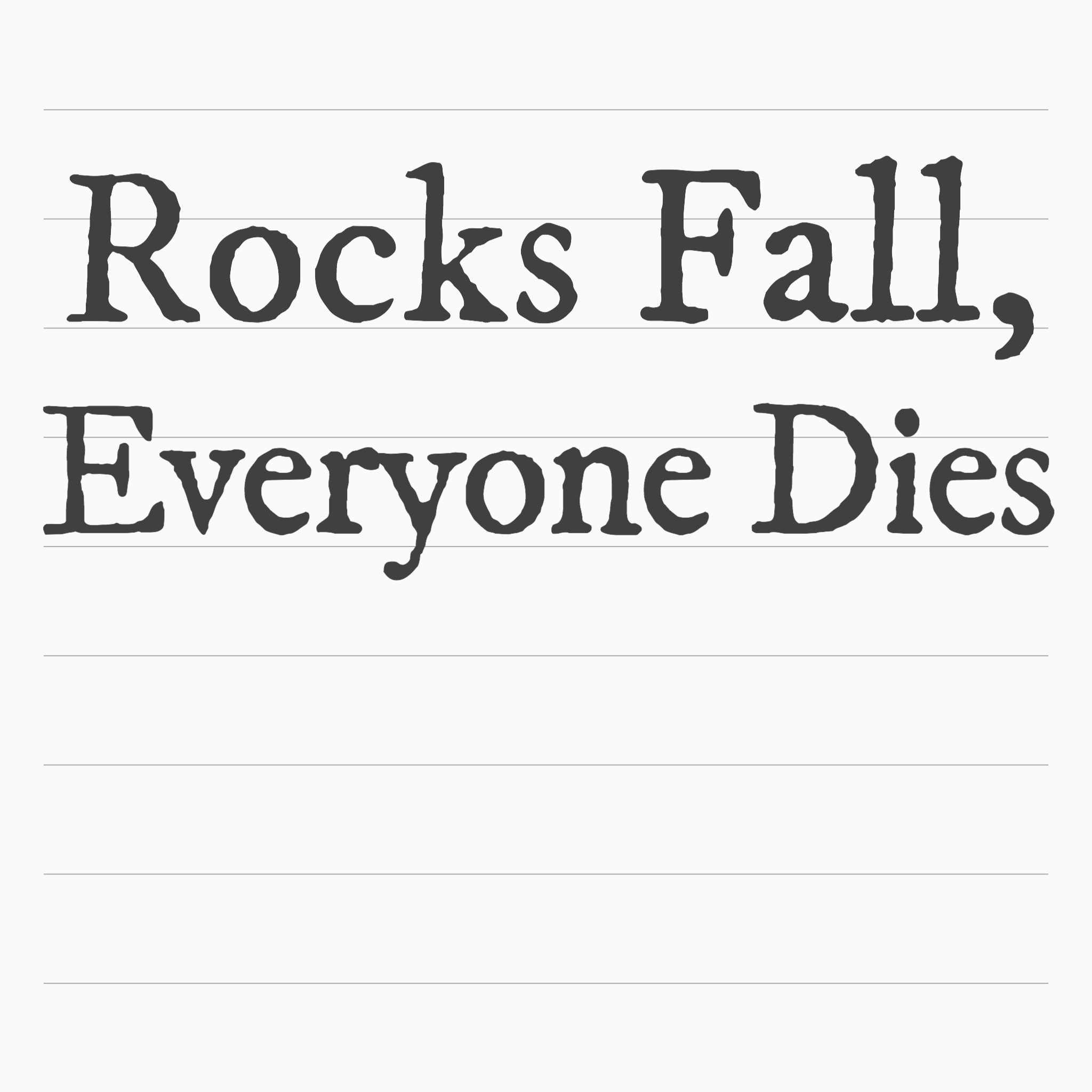 Rocks Fall, Everyone Dies: A tabletop RPG-based musical | Casting Call Club