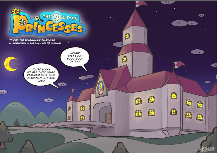 Super Mario Comic Dub - "The Three Little Princesses" (Voice Actors ...