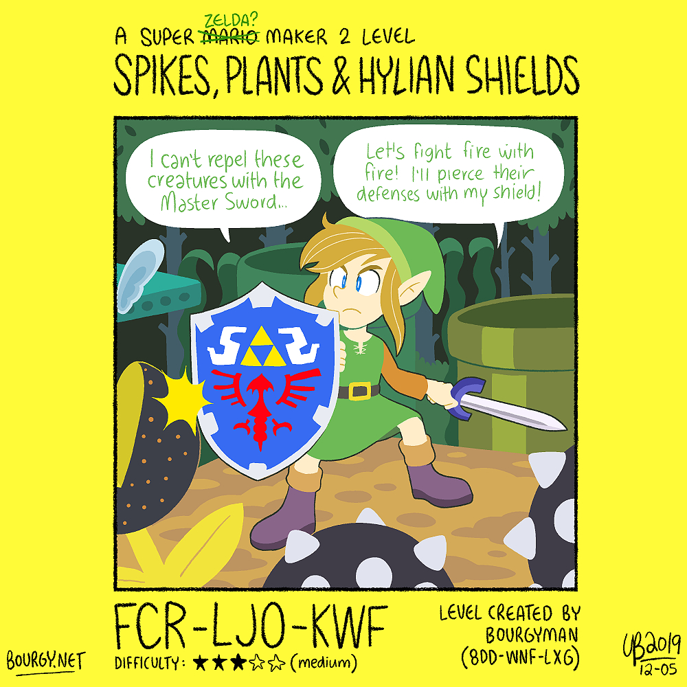 MM2: Spike, Plants and Hylian Shields! A Super Mario Maker Comic Dub ...